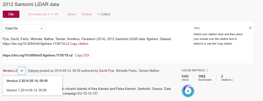 How versioning works - Figshare